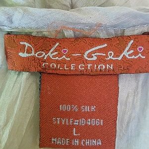Doki Geki | Tops | Dokigeki Collection Silk Tunic | Poshmark
